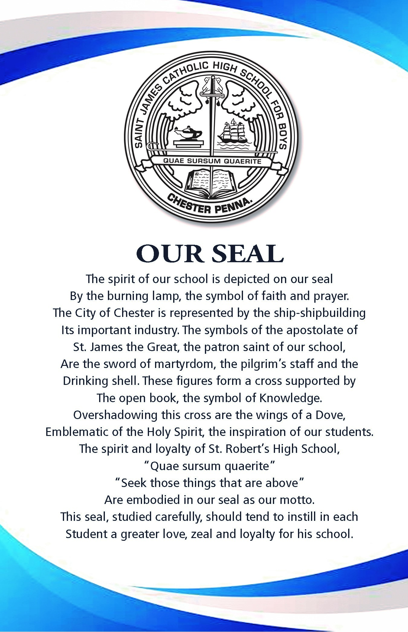 OUR SEAL – ST. James High School Alumni Association
